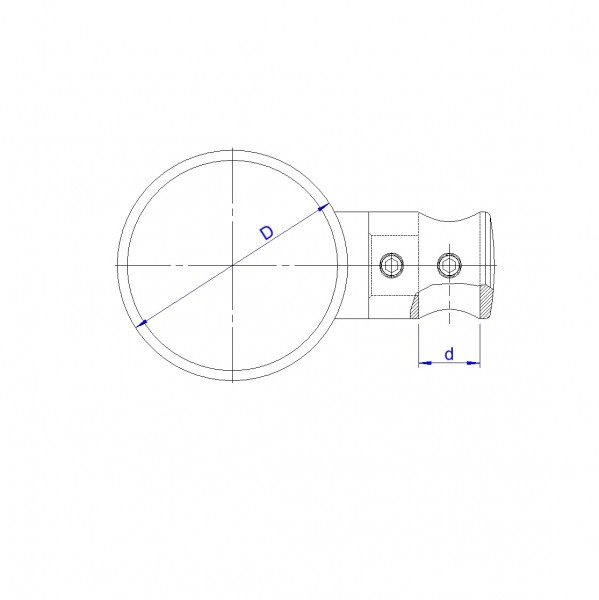 Universalhalter für Rundstäbe | Universalhalter | Geländerfüllung ...